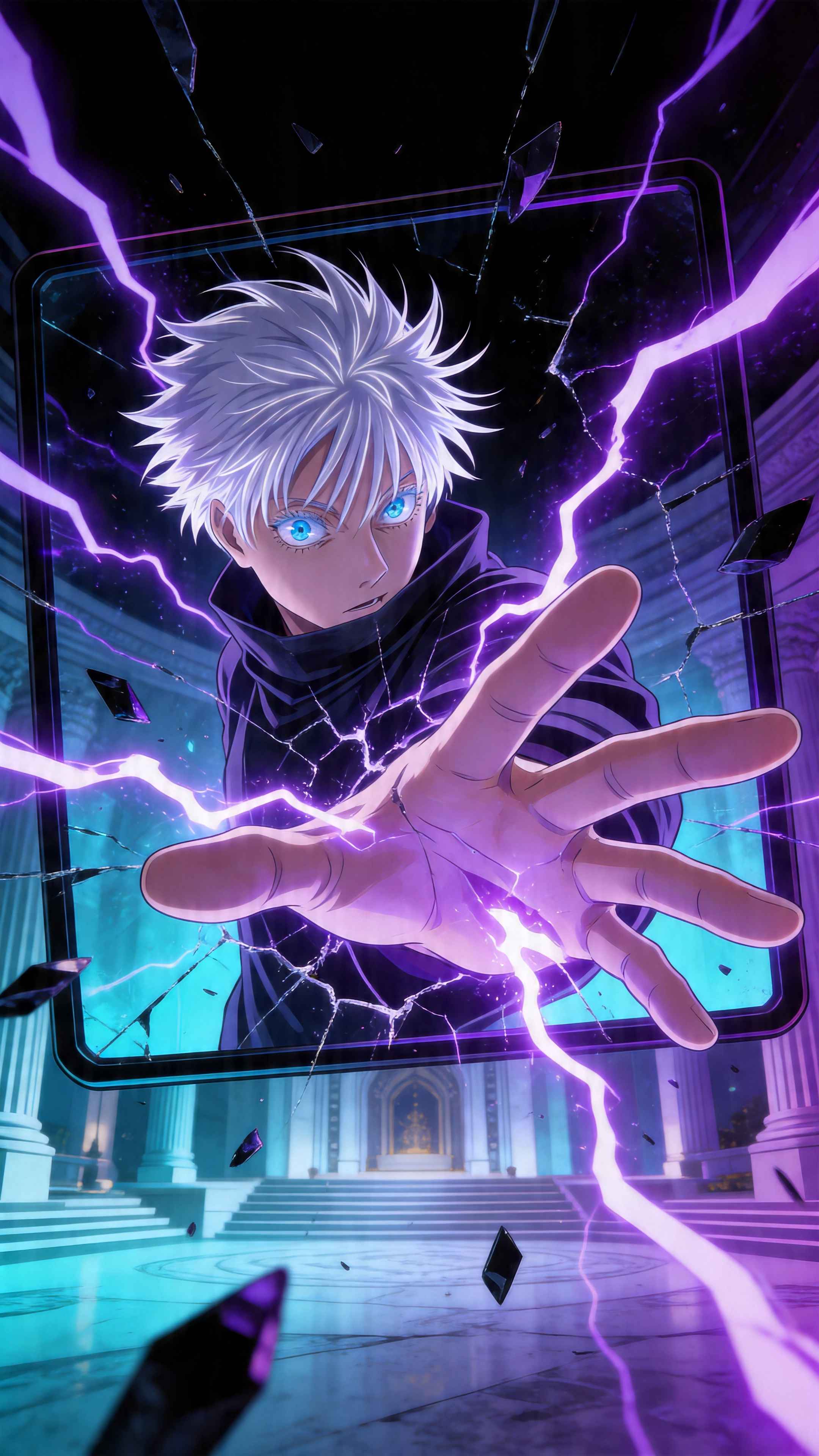 Satoru Gojo Six Eyes Anime 4K Wallpaper | LiCoWa
